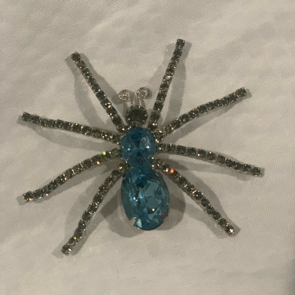 tanina taratino | Jewelry | Tarina Taratino Blue Crystal Broochrare ...